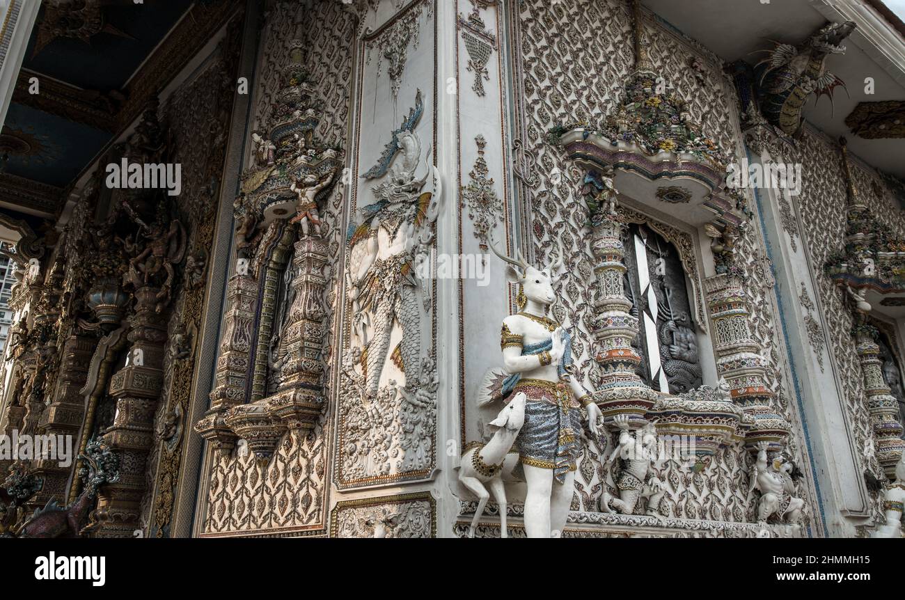 Bangkok, Thailand. Feb - 10, 2022 : Elaborate sculptures of monster is ...
