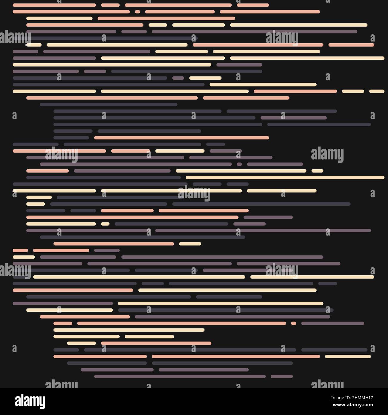 Cartoon coding simulated lines vector illustration Stock Vector Image ...