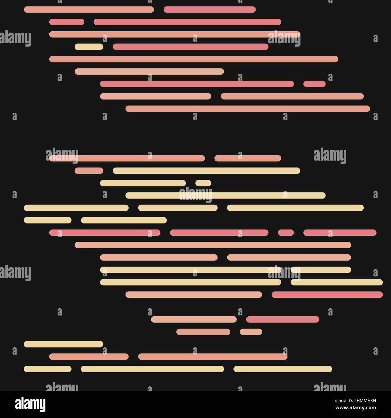 Cartoon coding simulated lines vector illustration Stock Vector Image ...