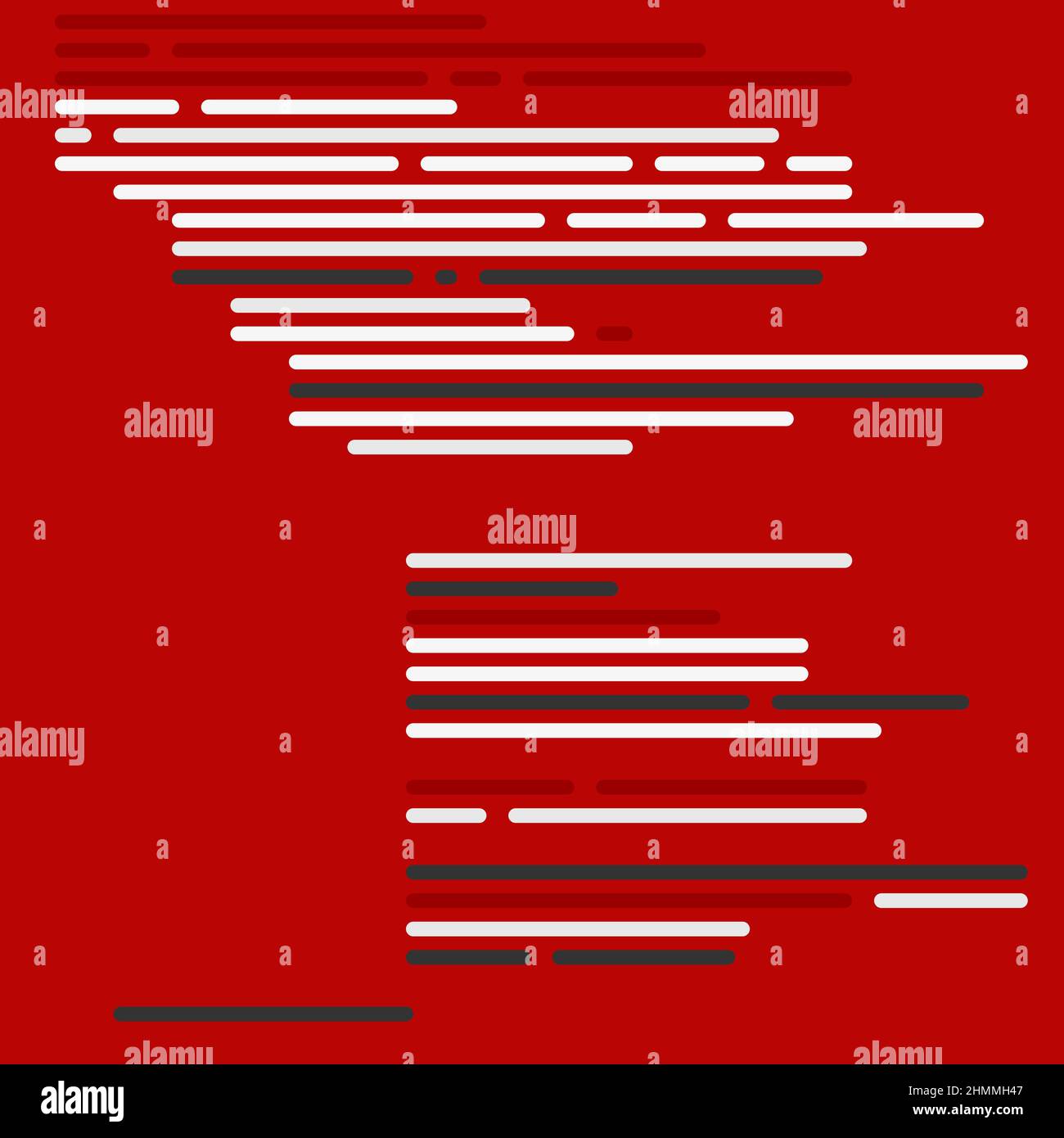 Cartoon coding simulated lines vector illustration Stock Vector Image ...