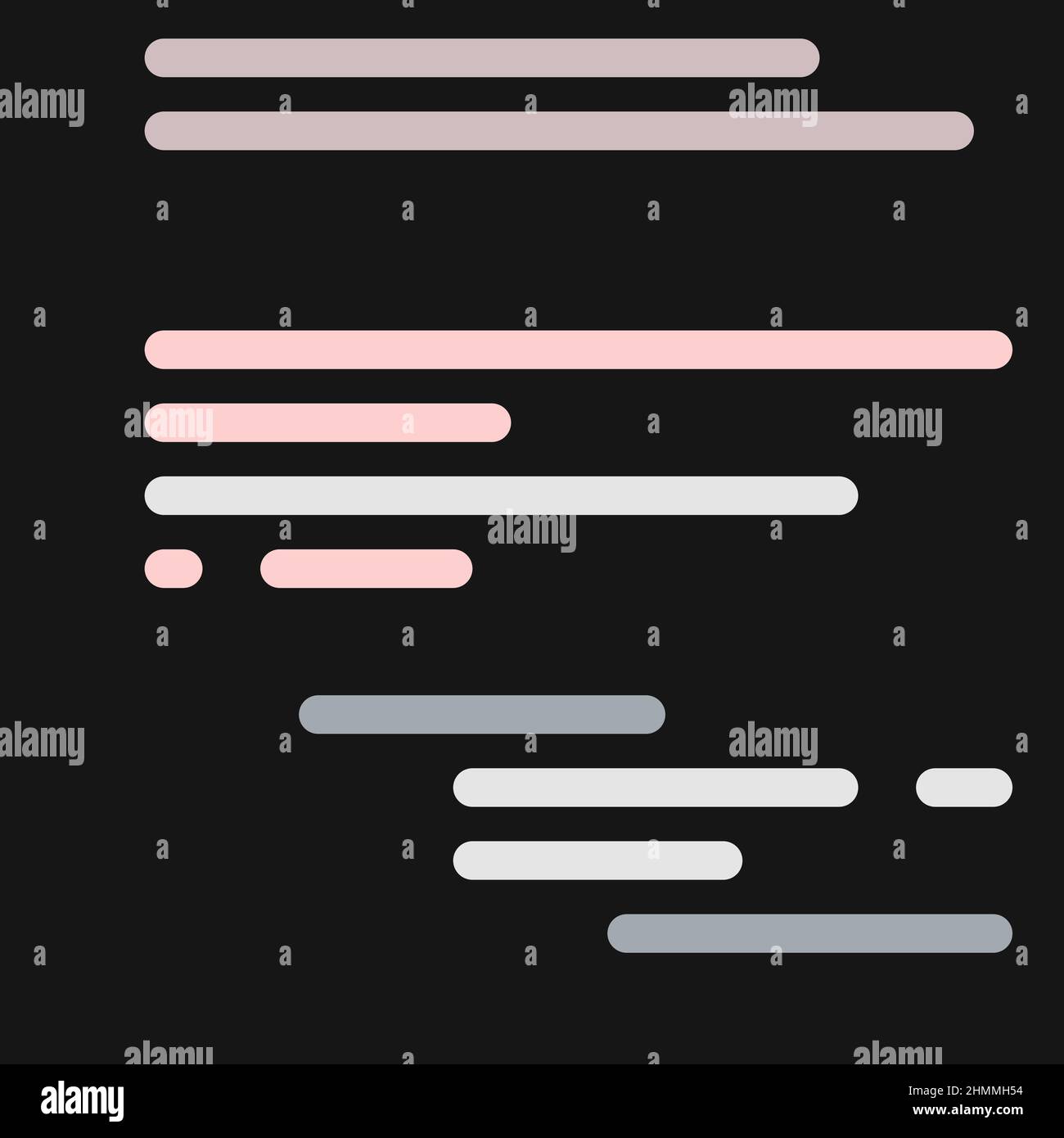 Cartoon coding simulated lines vector illustration Stock Vector Image ...