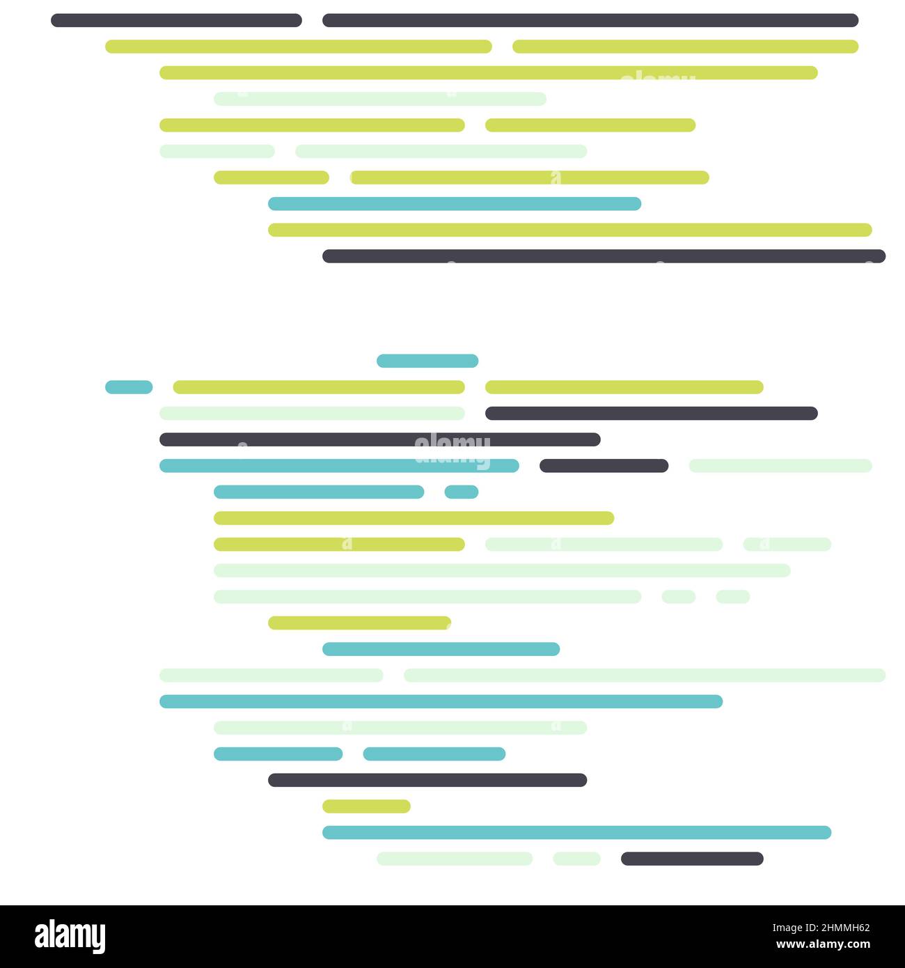 Cartoon coding simulated lines vector illustration Stock Vector Image ...