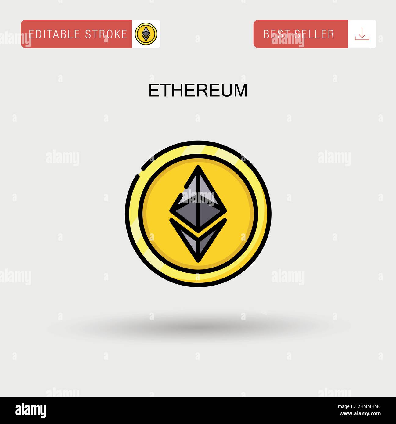 Cryptocurrency ethereum Stock Vector Images - Alamy