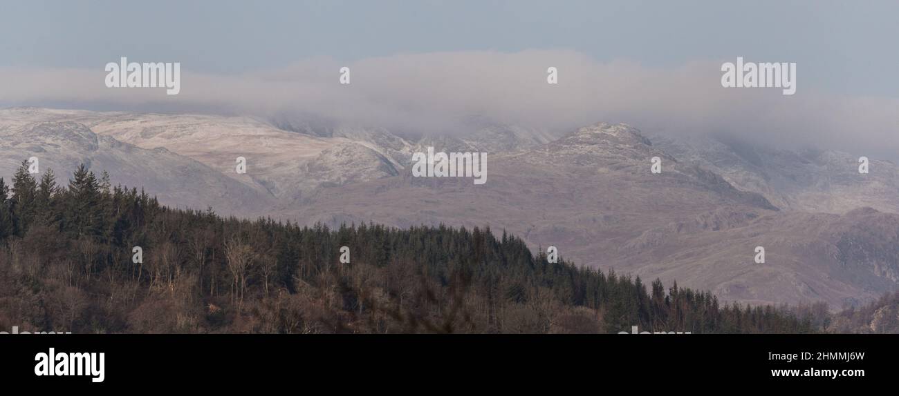 Lake District Cumbria 11th February 2022 UK.UK Weather Feezing morning ...