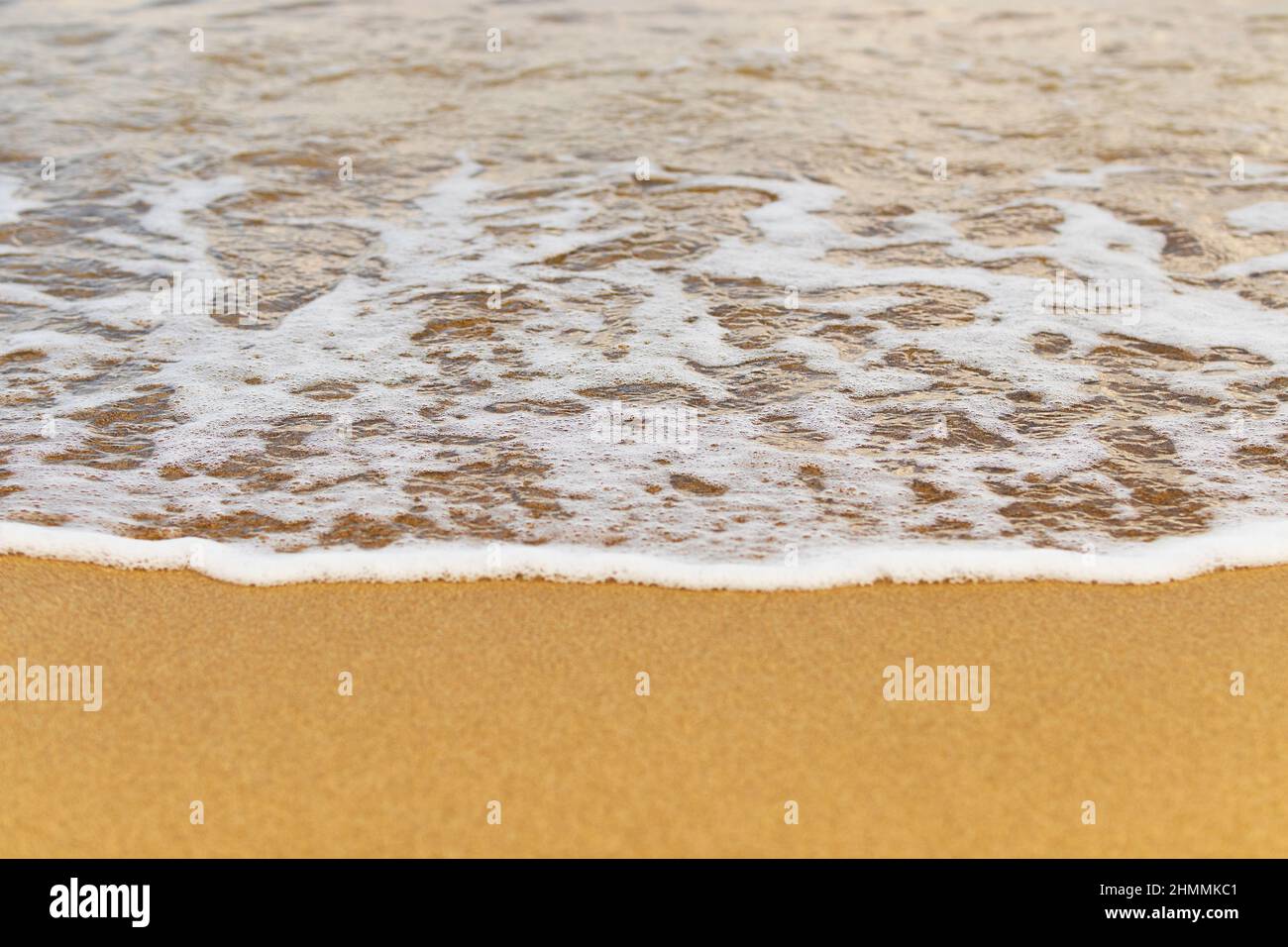 Sand of Beach and Soft Wave background, Copyspace Stock Photo - Alamy