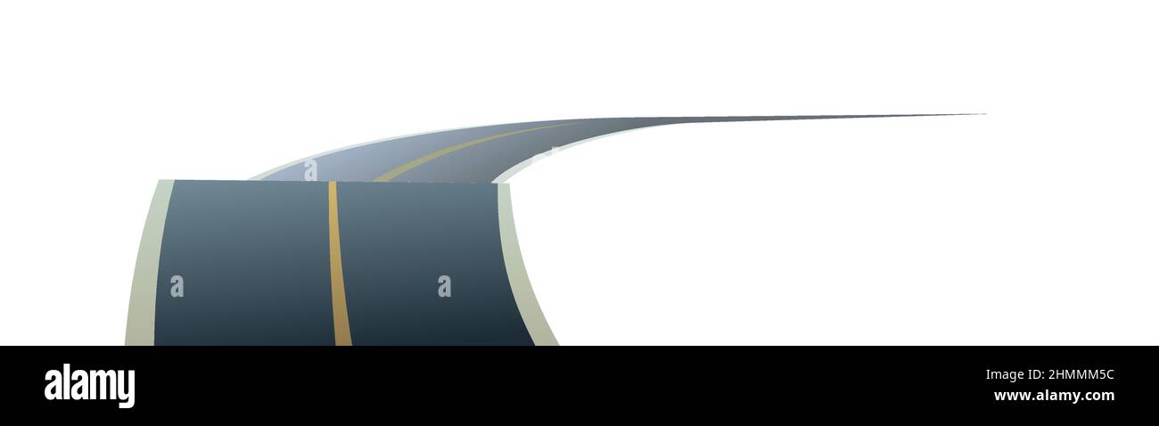 Good asphalt road Cut Out Stock Images & Pictures - Alamy