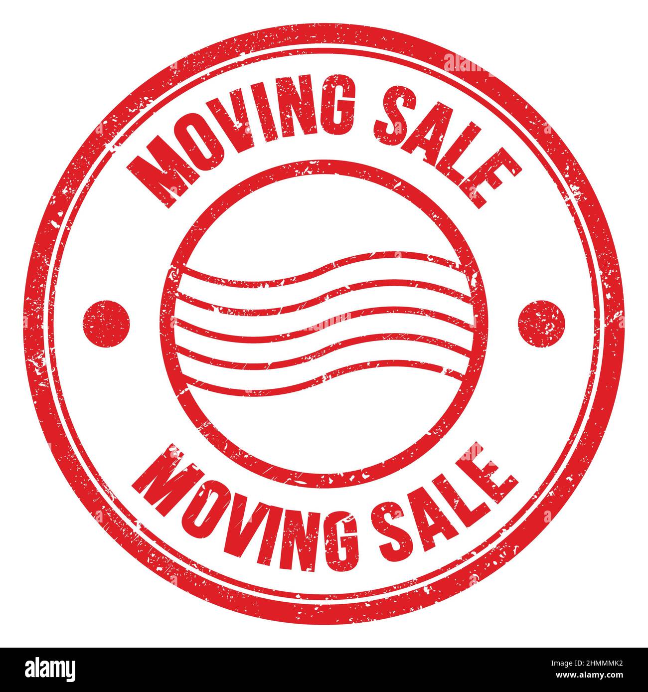 MOVING SALE word written on red round postal stamp sign Stock Photo - Alamy