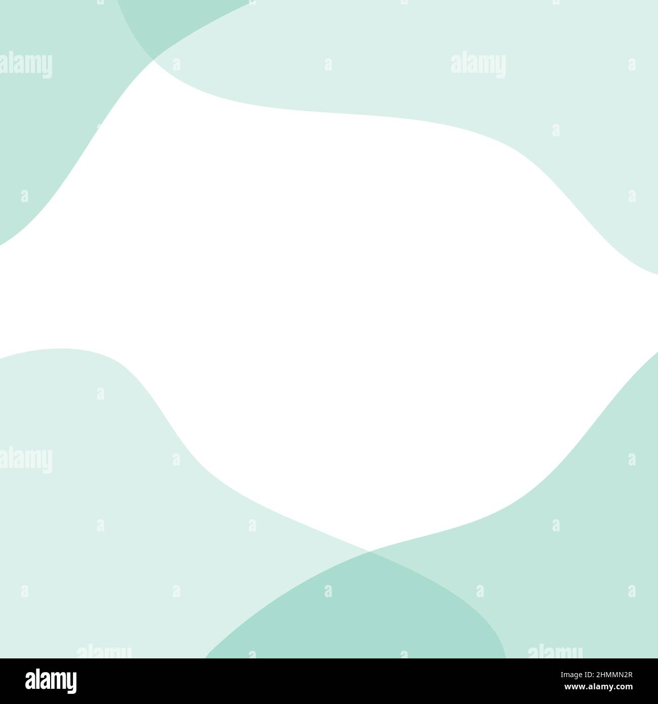 Green Mint Pastel Minimal Template Background. Vector Illustration ...