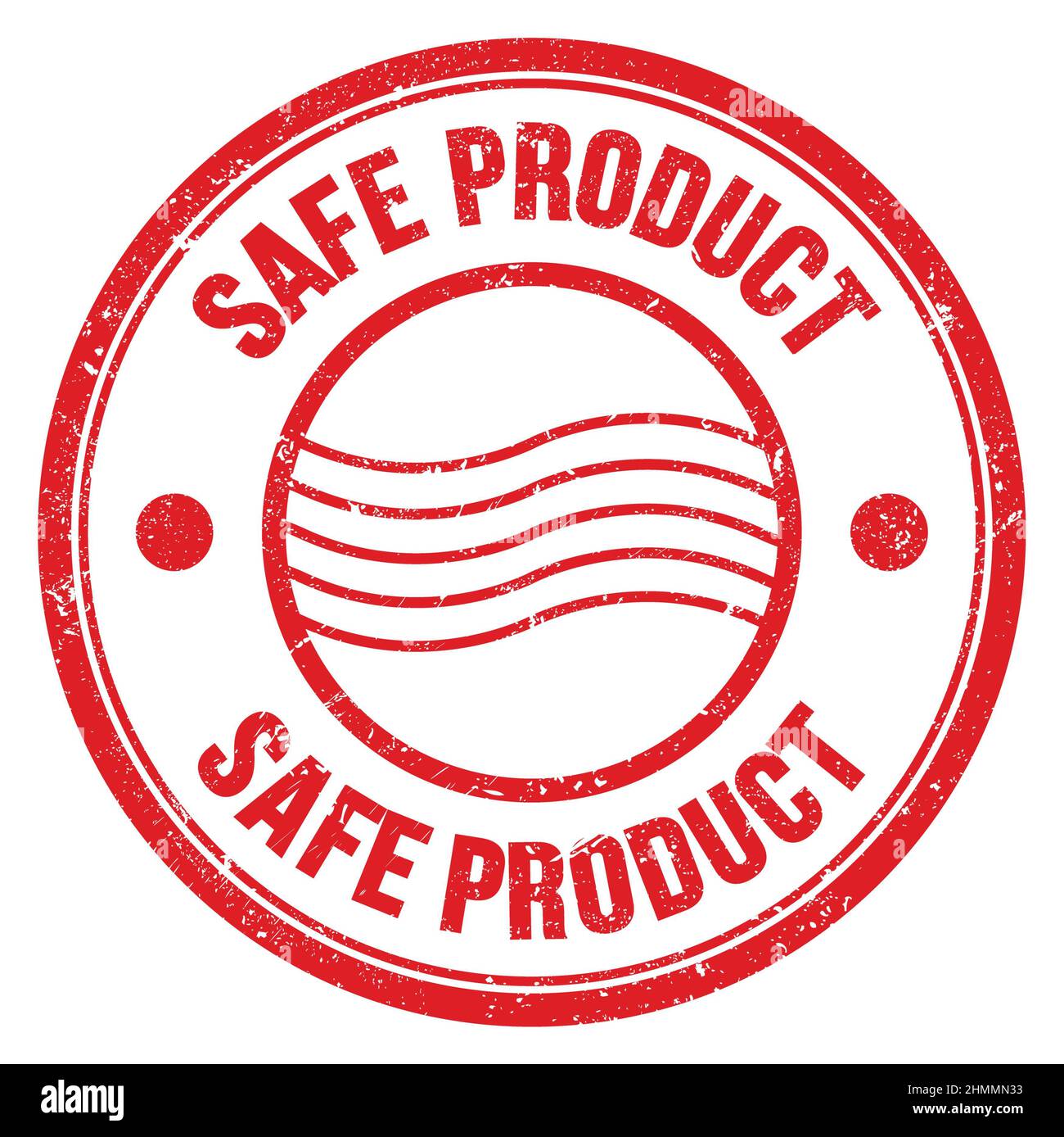 SAFE PRODUCT word written on red round postal stamp sign Stock Photo ...