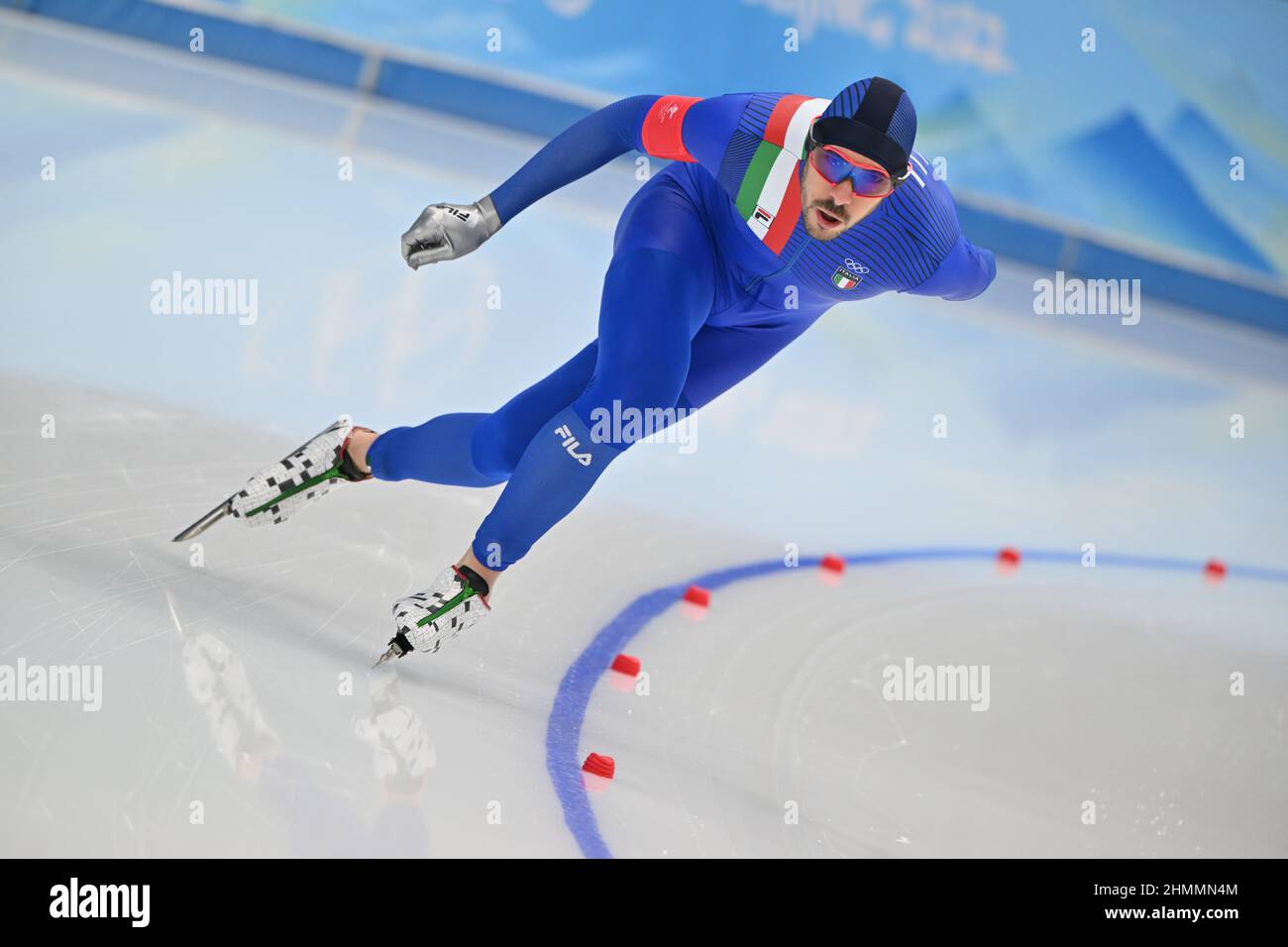 Peking, China. 11th Feb, 2022. Speed Skating: Olympics, 10000 m, Men ...