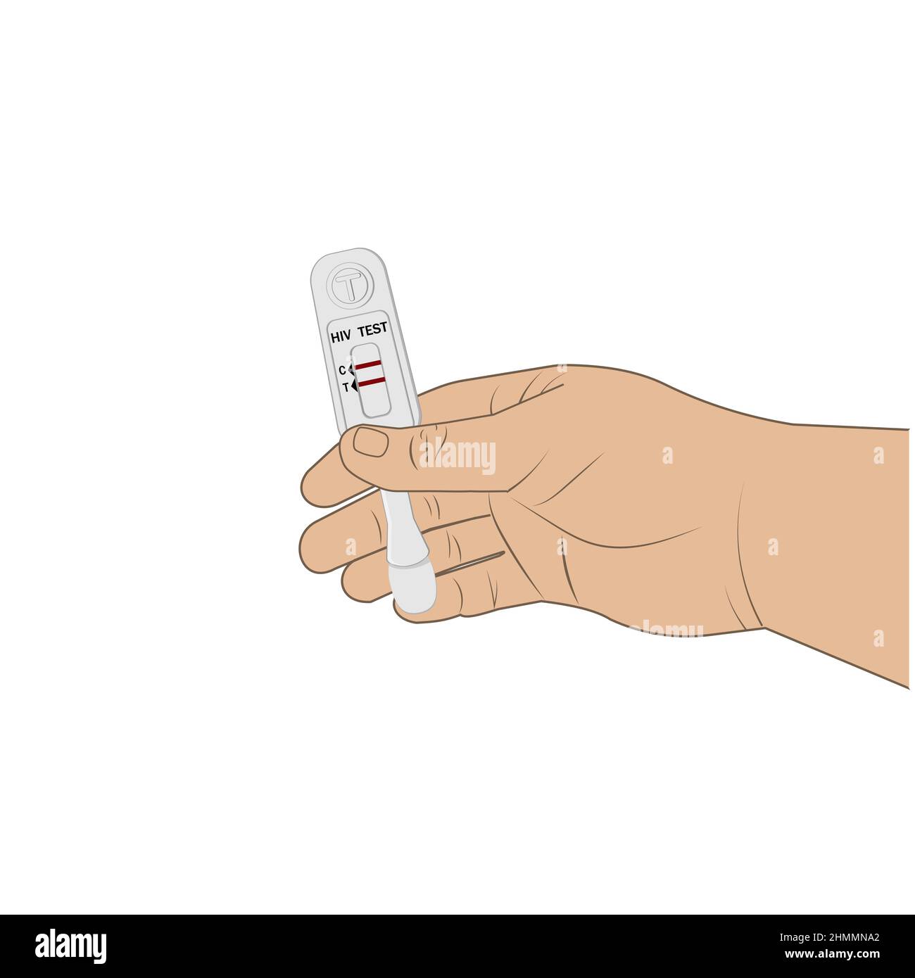 Hiv testing kit Stock Vector Images - Alamy