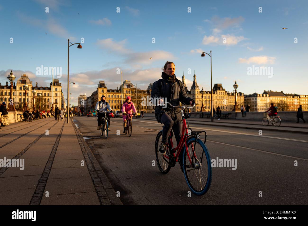 Denmark sidewalks and pedestrian Stock Photo - Alamy
