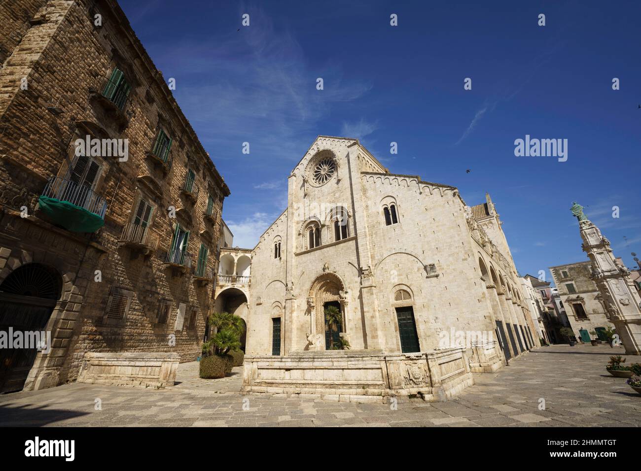 Bitonto, historic city in Bari province, Apulia, Italy: exterior of the ...