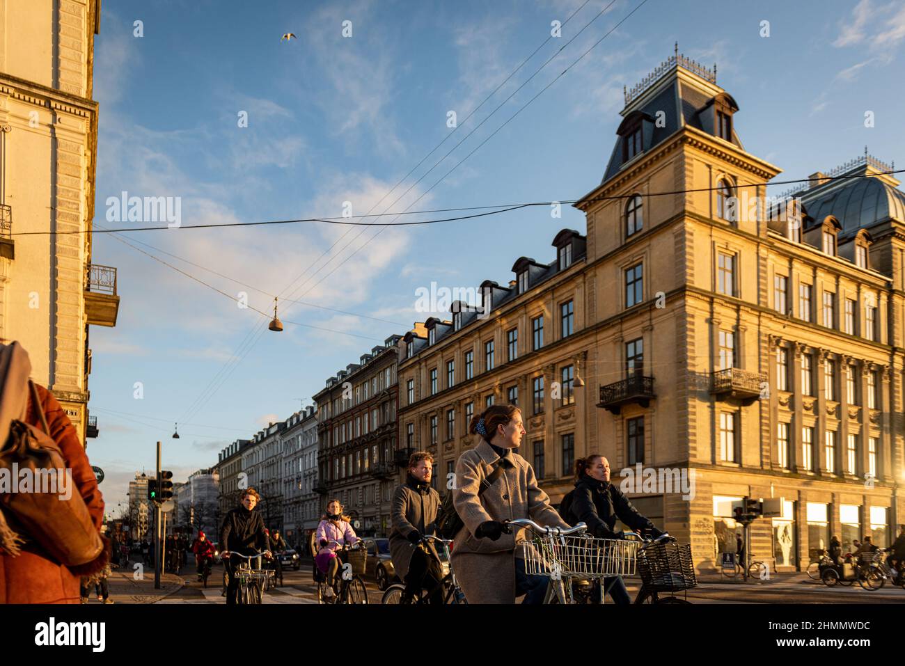 Denmark sidewalks and pedestrian Stock Photo - Alamy