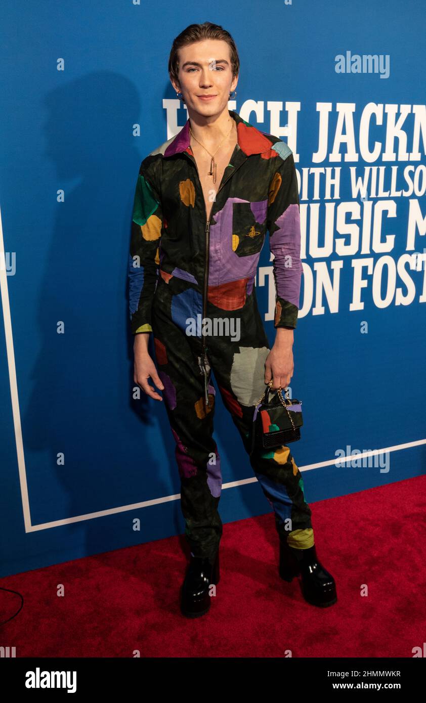 New York, NY - February 10, 2022: Drew Minard attends the opening night ...