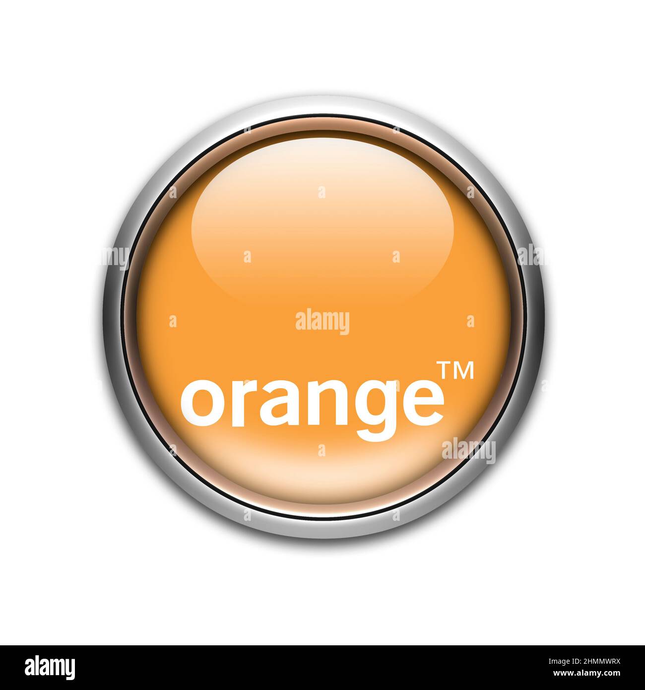 Orange logo hi-res stock photography and images - Alamy