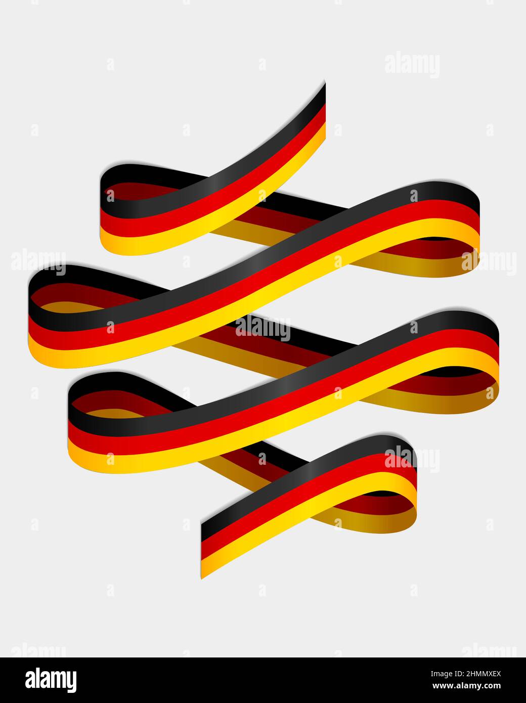 The flag of Germany wavy abstract background. Vector illustration Stock ...