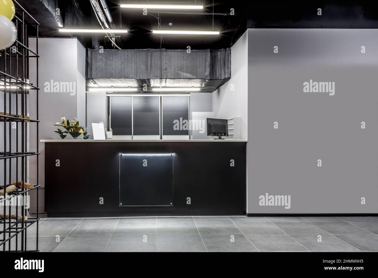 Modern gym reception area hi-res stock photography and images - Alamy