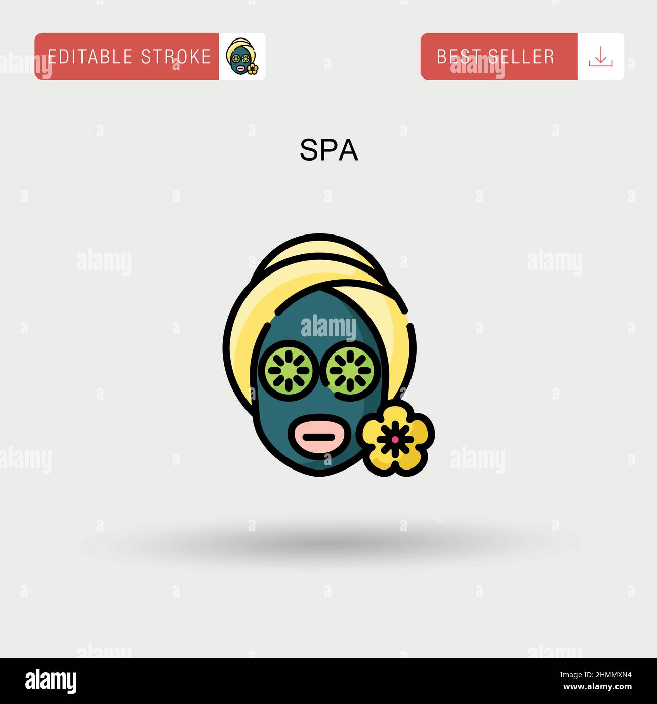 Body massage woman holiday spa Stock Vector Images - Alamy