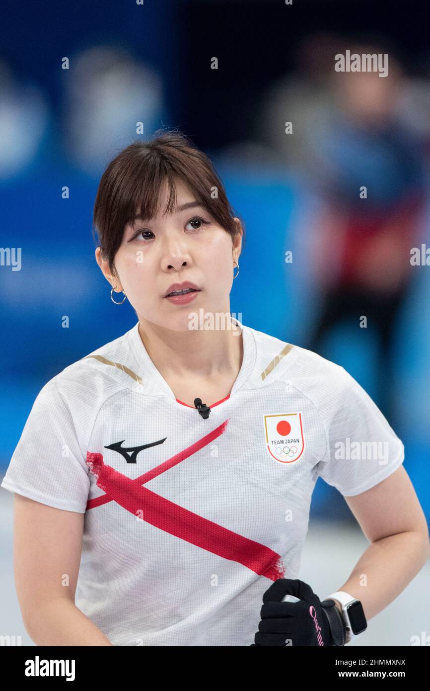 YOSHIDA Yurika (JPN) February 11, 2022 Olympic Curling - Canada vs ...