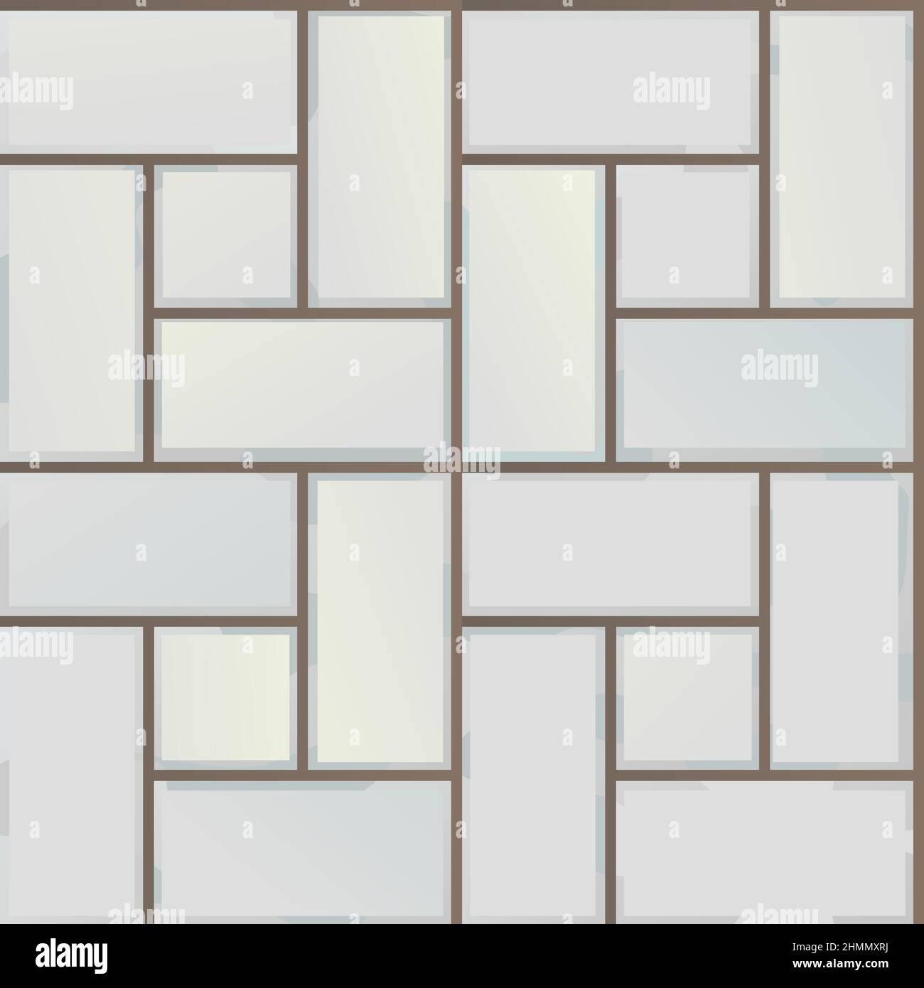 Stone pavement. Seamless pattern from concrete tiles. Road and area ...