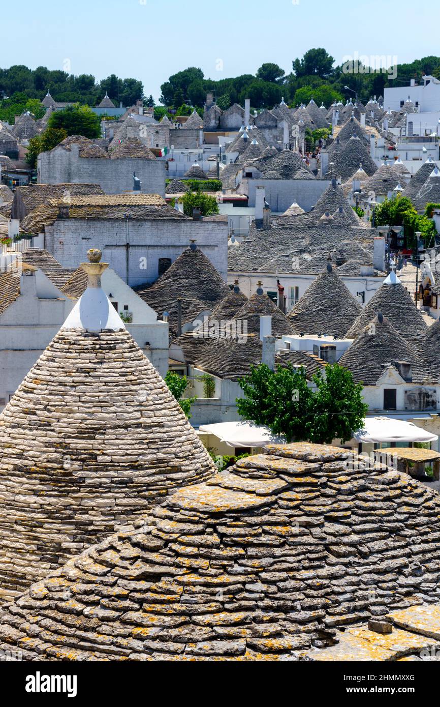 Alberobello, Bari province, Apulia, Italy: exterior of the famous ...