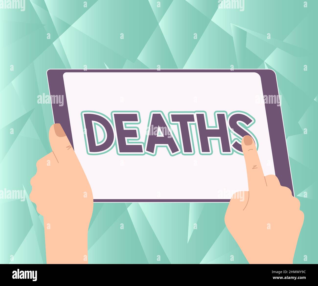 Hand writing sign Deaths. Business approach permanent cessation of all ...