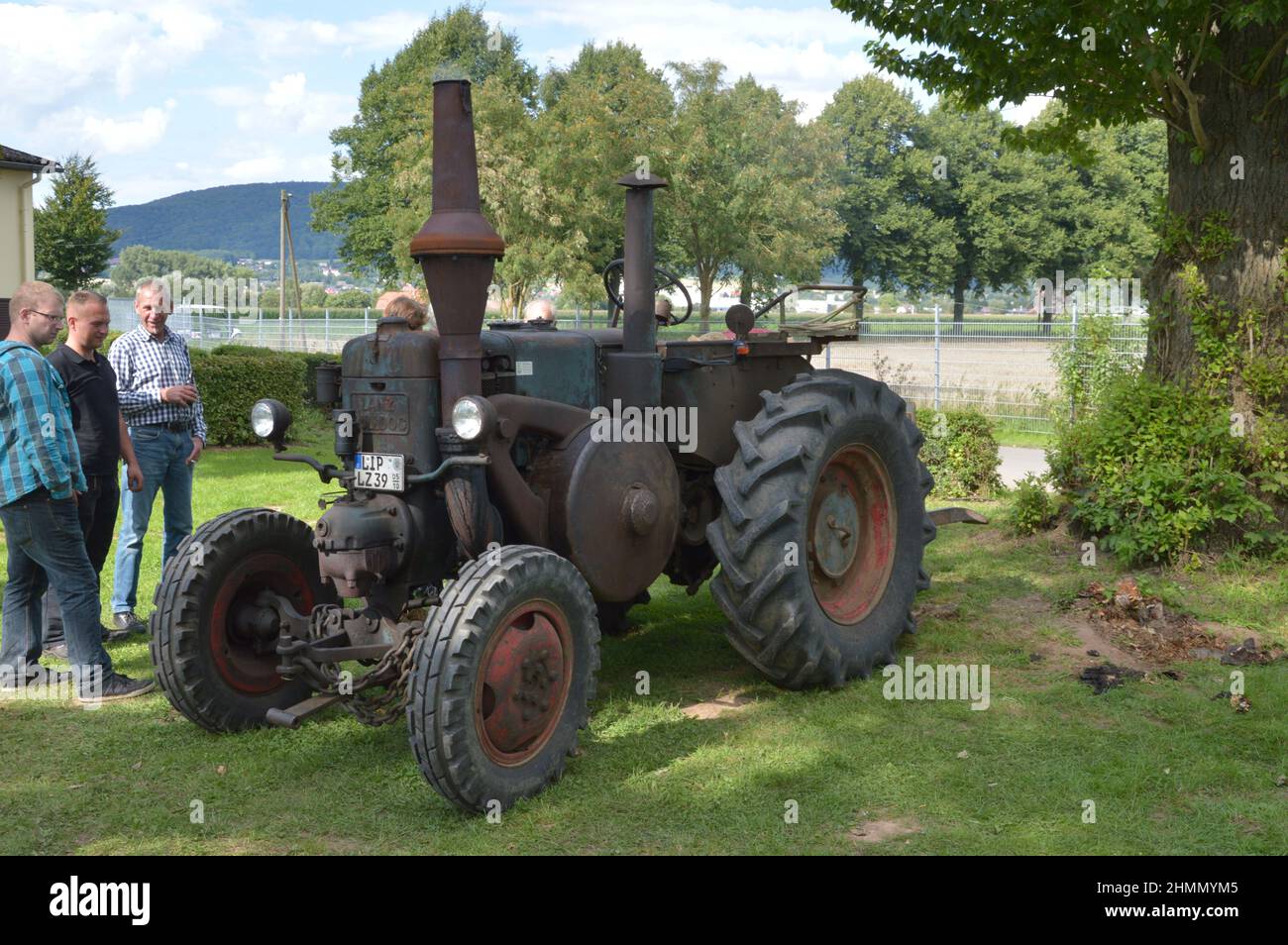 Lanz Bulldog tractor Stock Photo - Alamy
