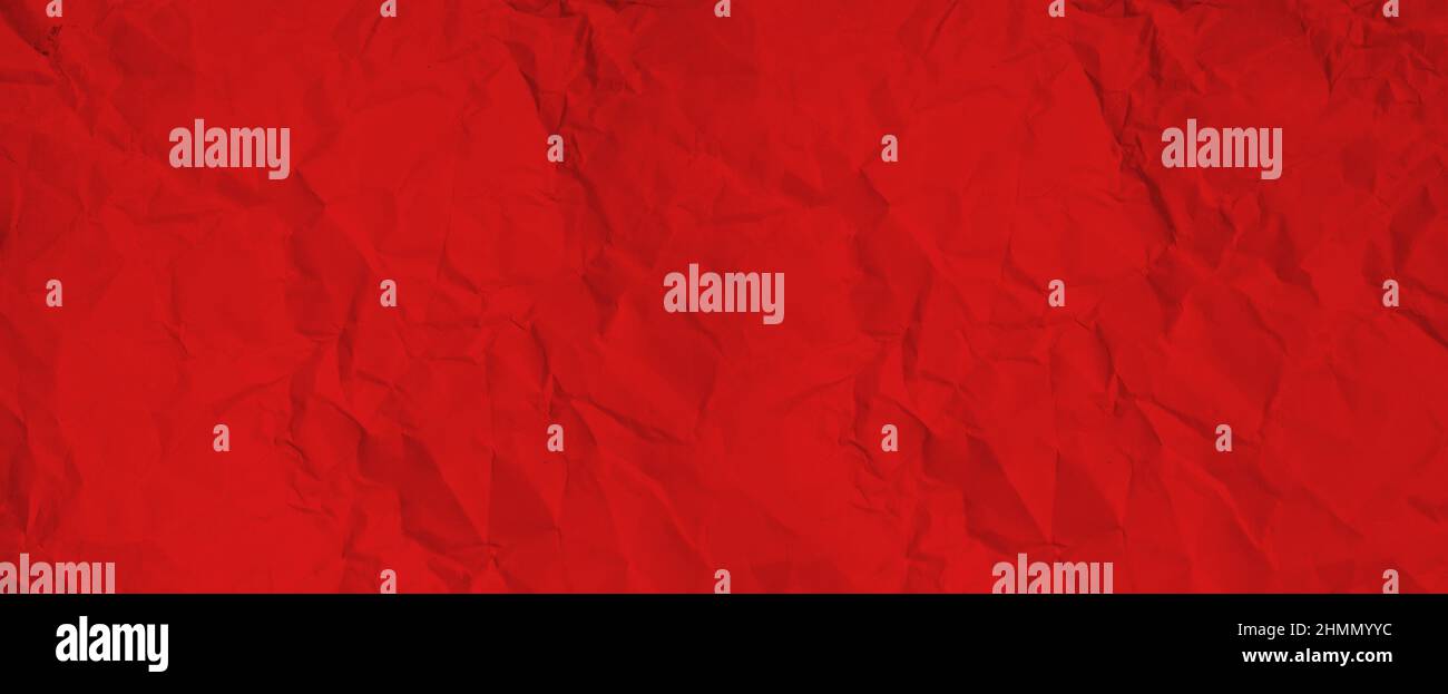old crumpled red paper texture Stock Photo - Alamy