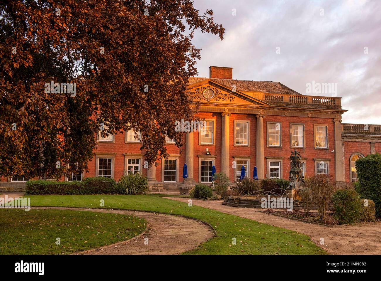 Sunrise at Colwick Hall Hotel in Nottingham, Nottinghamshire England UK ...