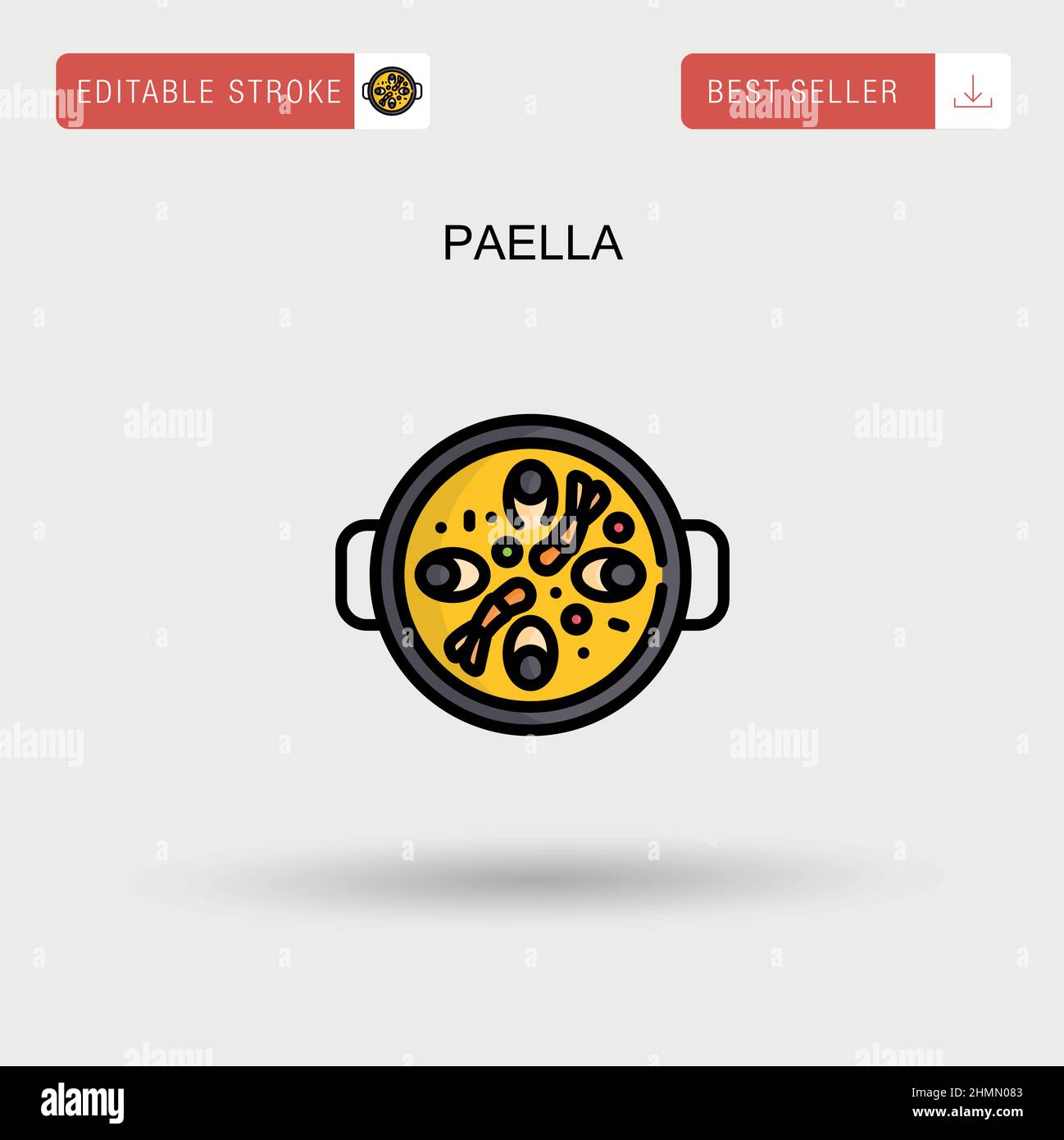 Eating paella, spain Stock Vector Images - Alamy