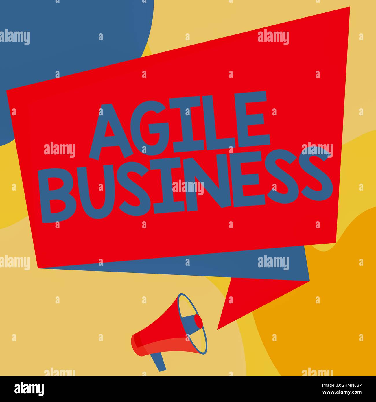 Text showing inspiration Agile Business. Word for capability of ...