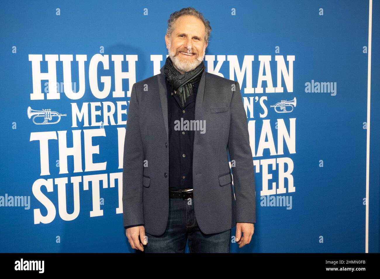 Remy Auberjonois walks the red carpet after the opening of the musical ...