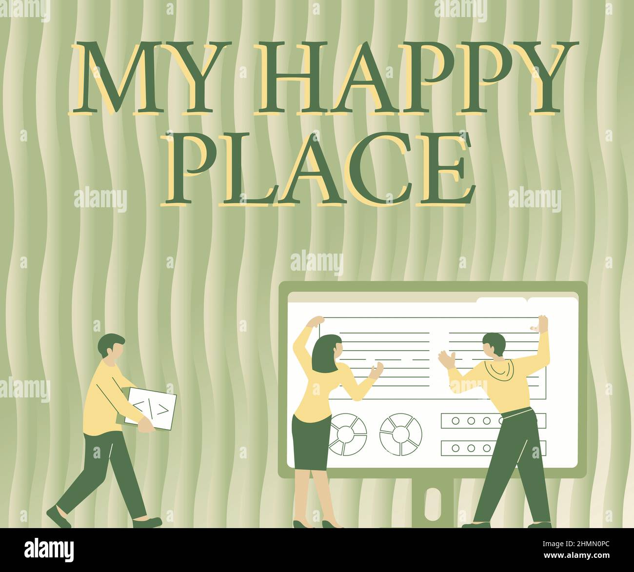 Handwriting text My Happy Place. Business concept Space where you feel ...