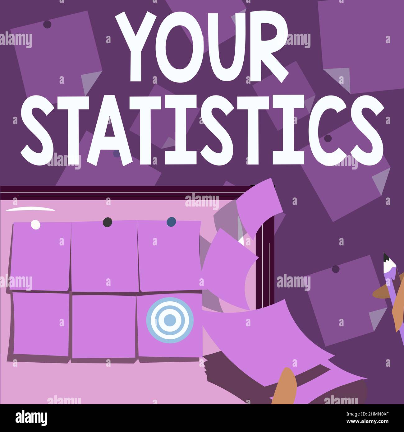 Text showing inspiration Your Statistics. Business overview Your ...