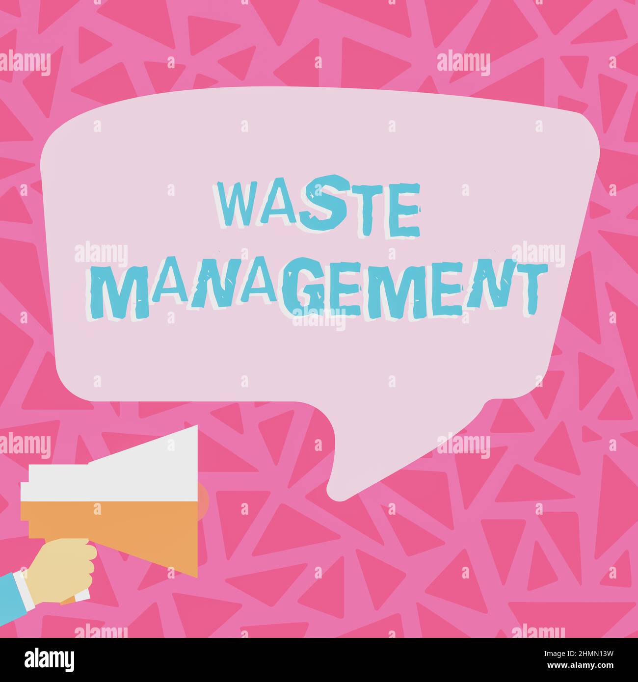 Text showing inspiration Waste Management. Word for Waste Management ...