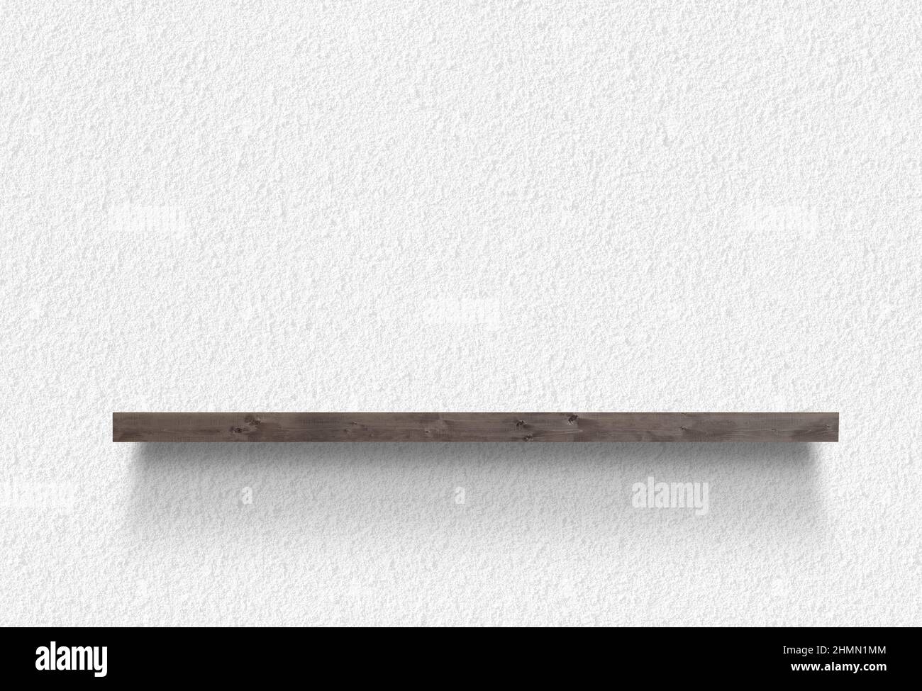 wooden shelves on white background for the convenience of your design ...