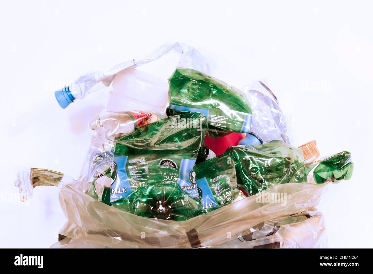 Plastic pollution yellow bag hi-res stock photography and images - Alamy