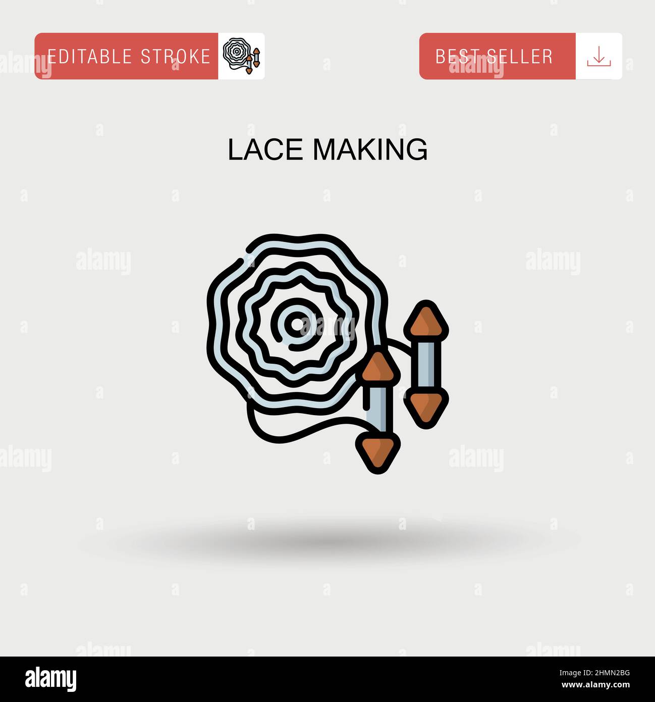 Making lace Stock Vector Images - Alamy