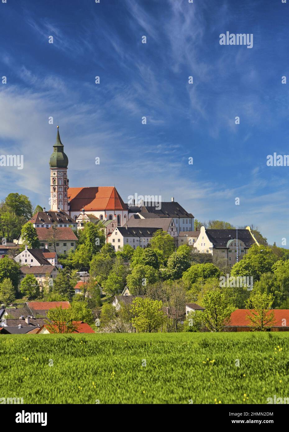 Andechs Abbey in Bavaria, Germany, Bavaria, Andechs Stock Photo - Alamy