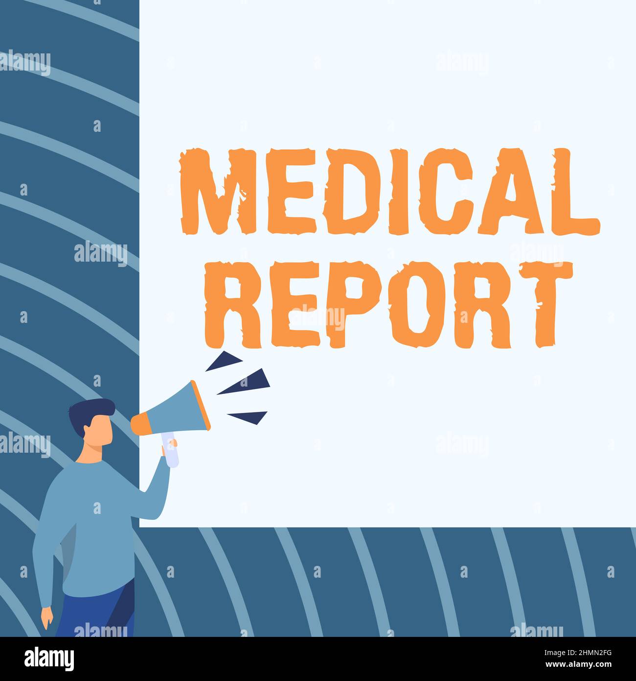 Conceptual caption Medical Report. Conceptual photo report of results ...
