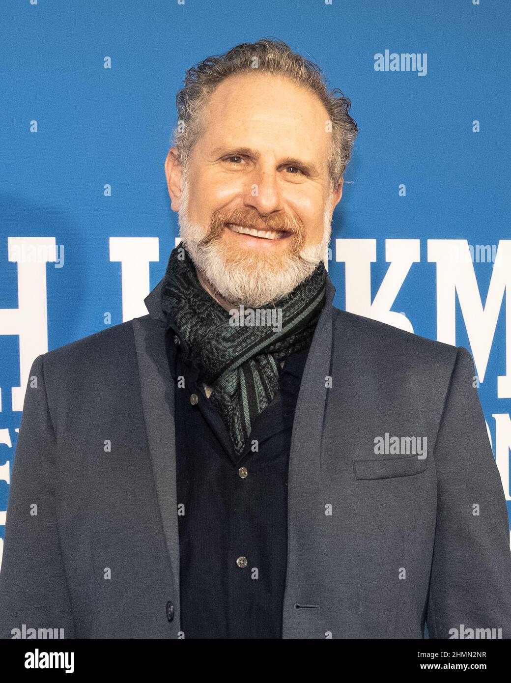 New York, USA. 10th Feb, 2022. Remy Auberjonois walks the red carpet ...