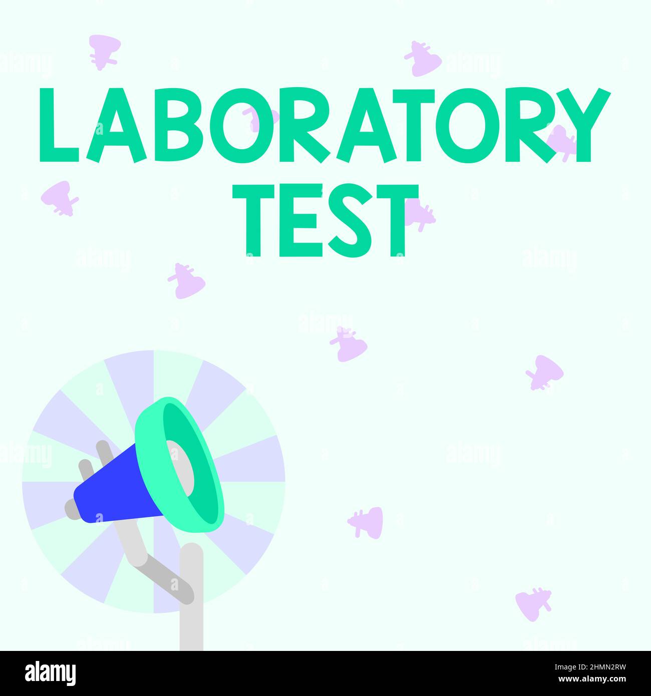 Text sign showing Laboratory Test. Business idea Determination of a ...