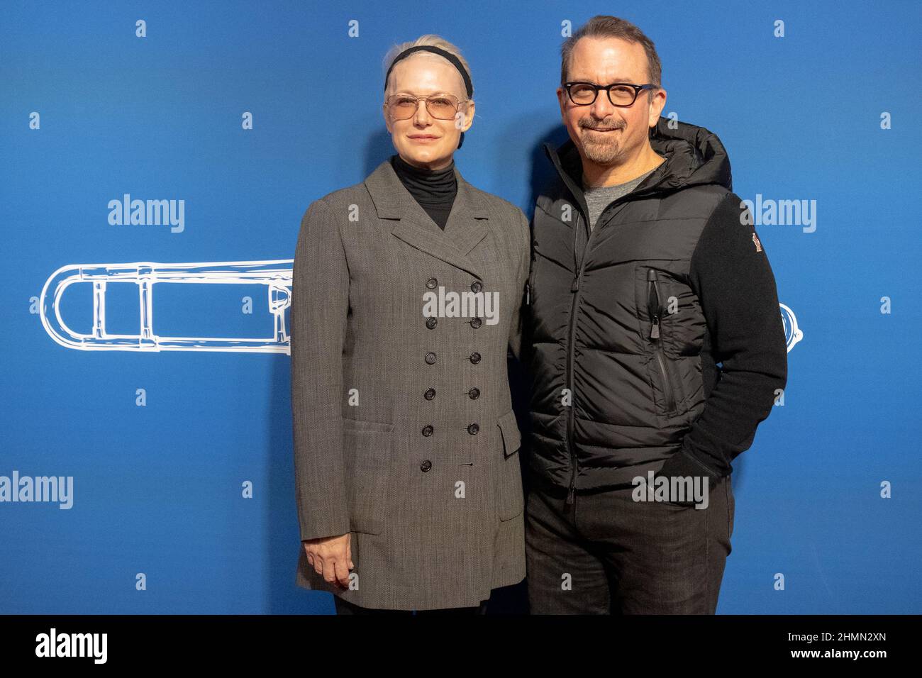 New York, USA. 10th Feb, 2022. Nancy and Andrew Jarecki attend the ...