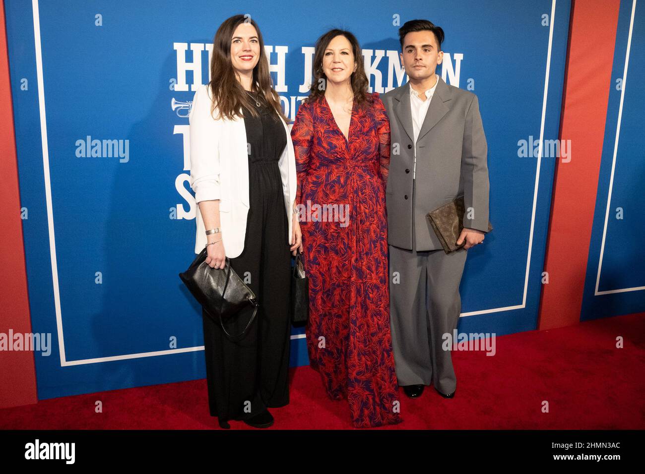 Kate Horton (C) attends the opening of the musical “The Music Man” at ...