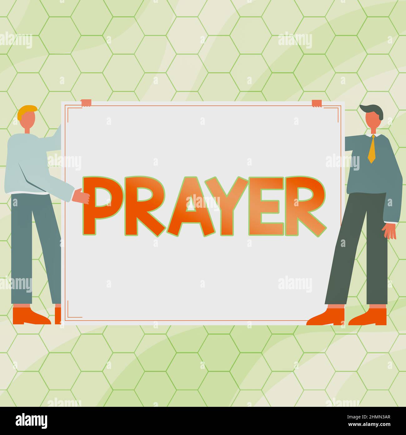 Sign displaying Prayer. Business approach solemn request for help or ...