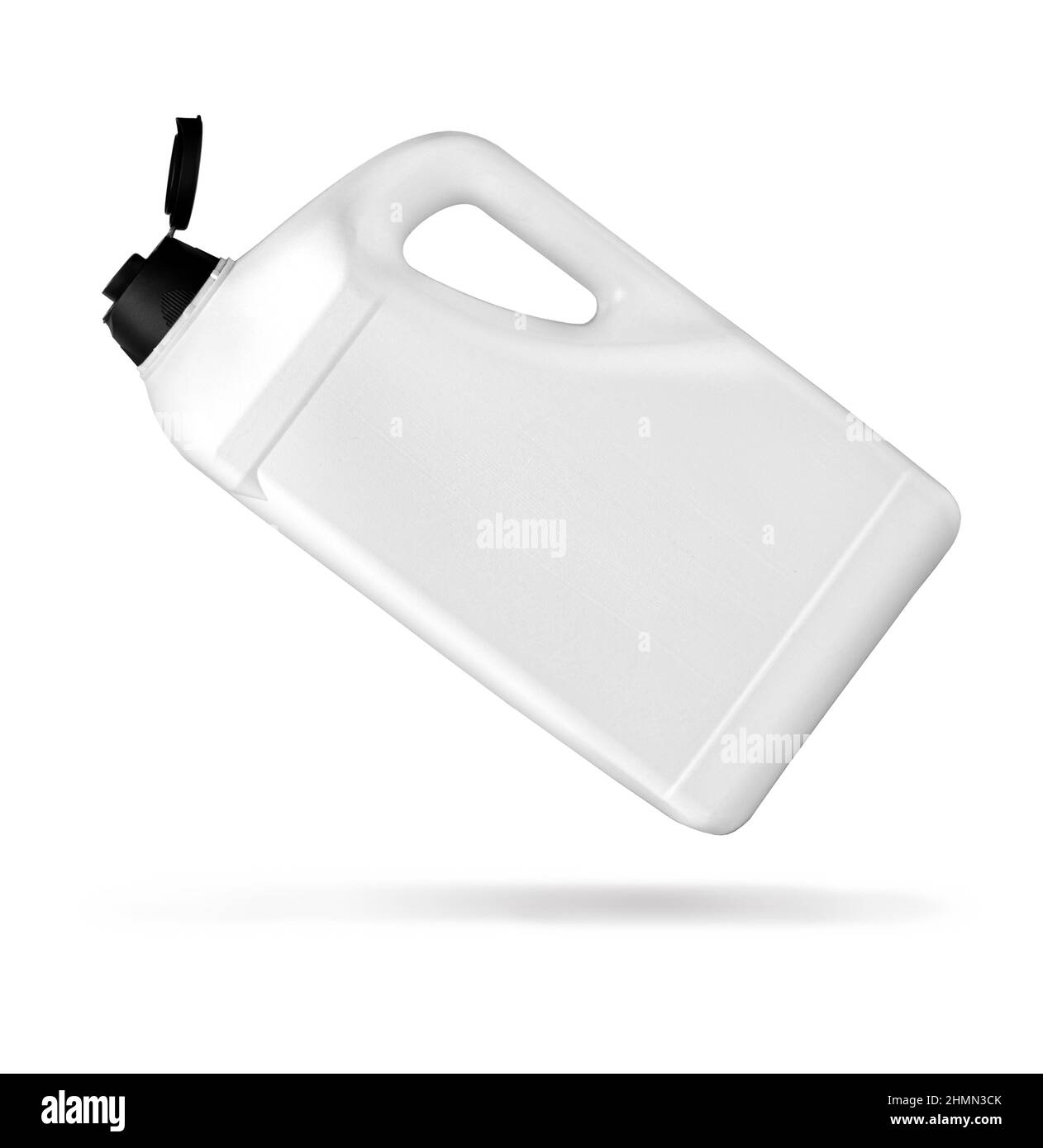 White Plastic Blank Container Canister with Blank Space for Yours ...