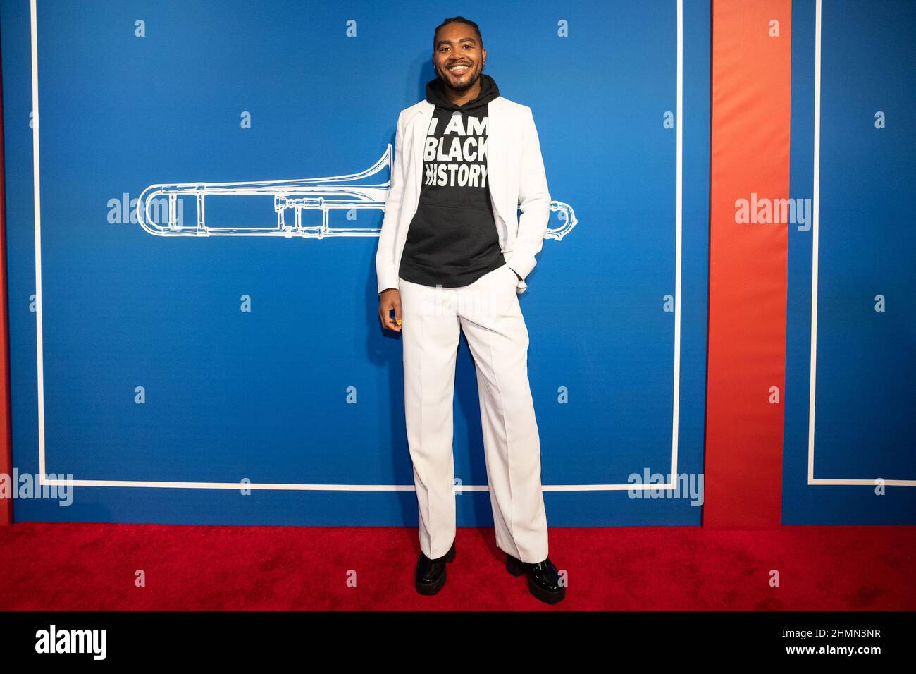 Cody Renard Richard attends the opening of the musical “The Music Man ...