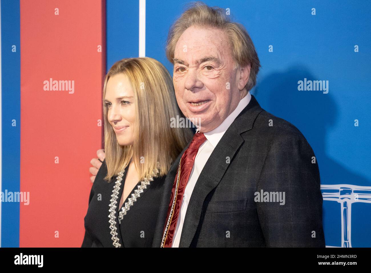 Imogen Lloyd Webber and composer Andrew Lloyd Webber attend the opening of the musical “The ...