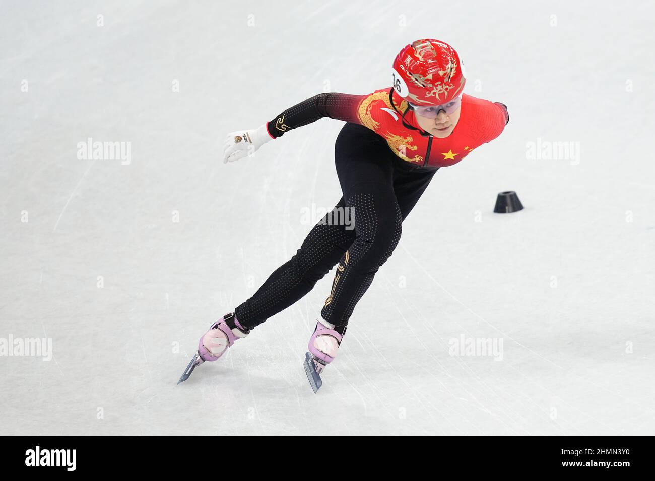 Beijing, China. 11th Feb, 2022. Han Yutong of China competes during the ...